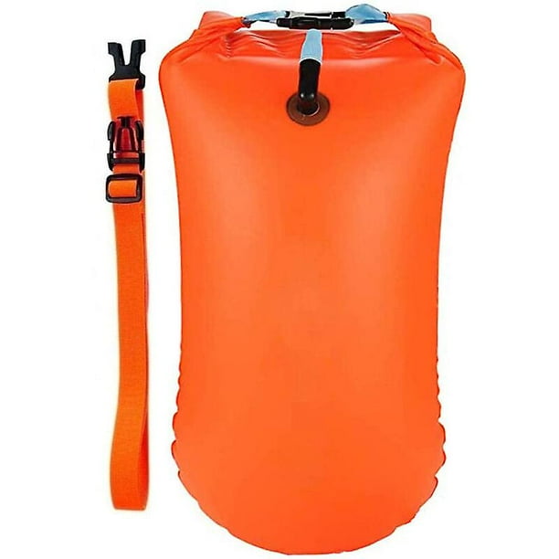 Highly Visible Adult Swim Buoy For Open Water, Inflatable Lifebuoy For ...