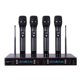 Sound Town Professional UHF Handheld Wireless Microphone System with LED Display, 4 Handheld ...