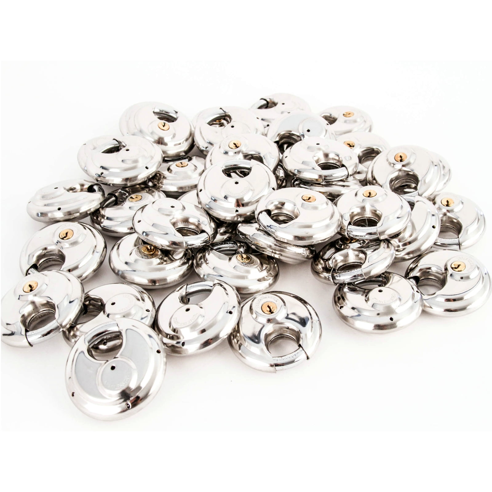 Buy Red Hound Auto 40 Armor Disc Padlock Trailer Brass Cylinder Storage ...