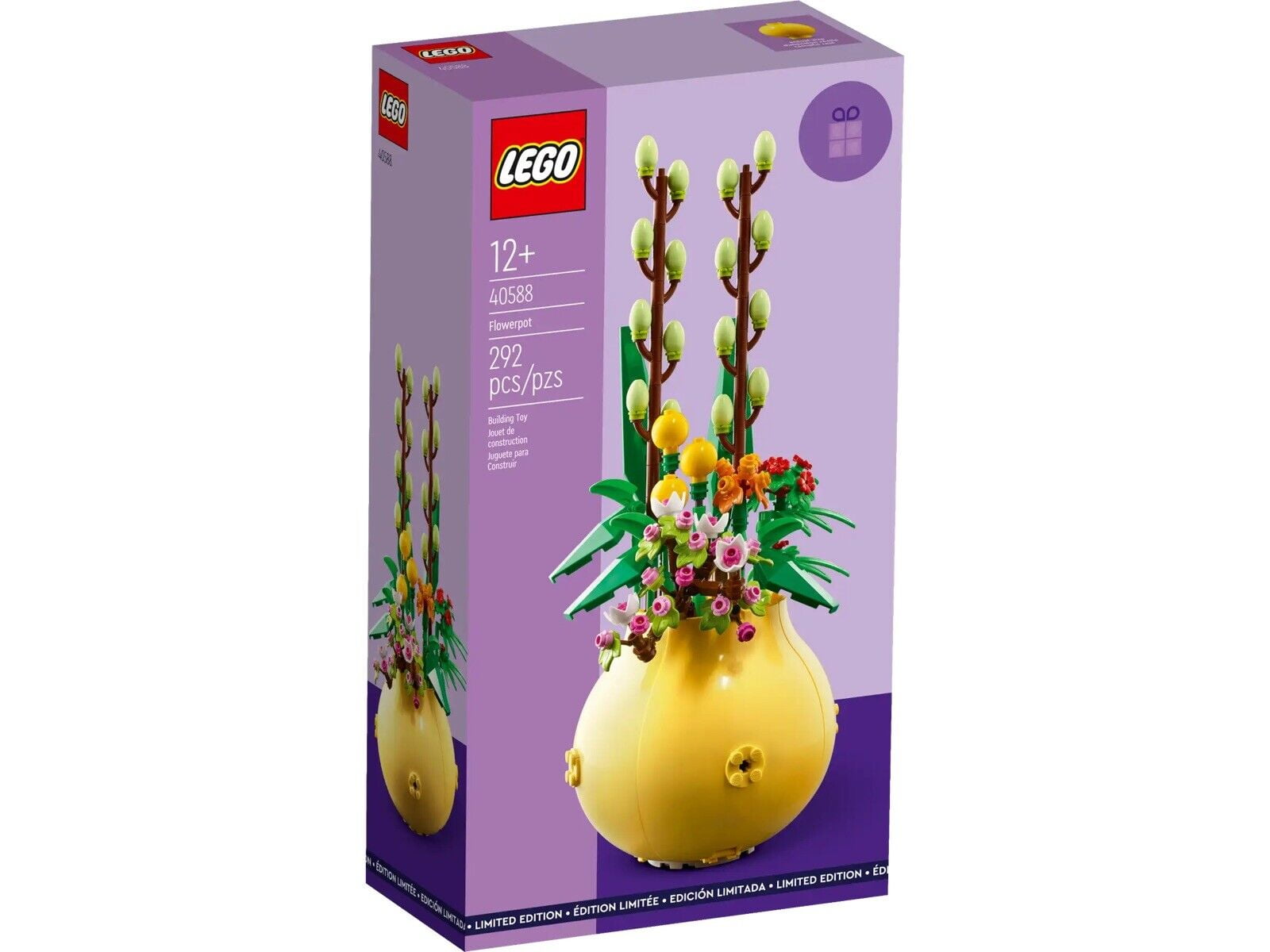 LEGO 40588 Botanical Flowerpot Limited Edition 292 Pieces - Walmart.com