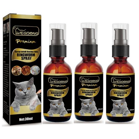 1-3x Itch Relief Spray For Cats Dogs, Cat Ringworm Spray, Protects ...