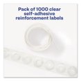 Avery Hole Reinforcements, Clear, 1000 Labels (5722) - Walmart.com