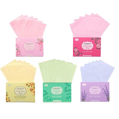 UUYYEO 5 Boxes Natural Oil Absorbing Tissues Face Oil Blotting Paper ...