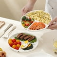 Cikicik 8" Ceramic Divided Plates, 3 Compartment, Portion Control ...