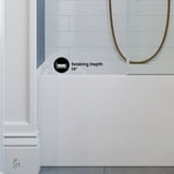 Voltaire 48 x 32 Skirted Left Drain Soaking Apron Bathtub in Glossy ...