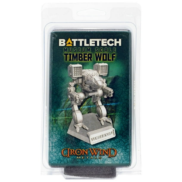 BattleTech Iron Wind Metals Museum Scale Timber Wolf Miniature ...