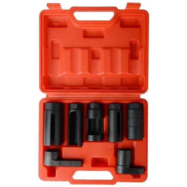 WINMAX 7 Pieces Lambda Probes Drive Oxygen Sockets Oxygen Sensor Sockets Removal Tool Set ...