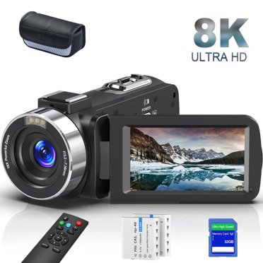 Abusyy HD 1080P 16M 16X Digital Zoom Video Camera & Recorder DV Red ...