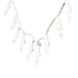 Mainstays LED Outdoor String Lights, 100 Mini Bulbs, Warm White, 19.5 ...