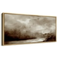 IDEA4WALL Extra Large Framed Canvas Print Wall Art Moody Landscape ...