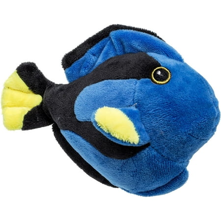 DDER Single Blue Tang Fish Mini 4 Inch Small Stuffed Animal, Ocean Toys ...