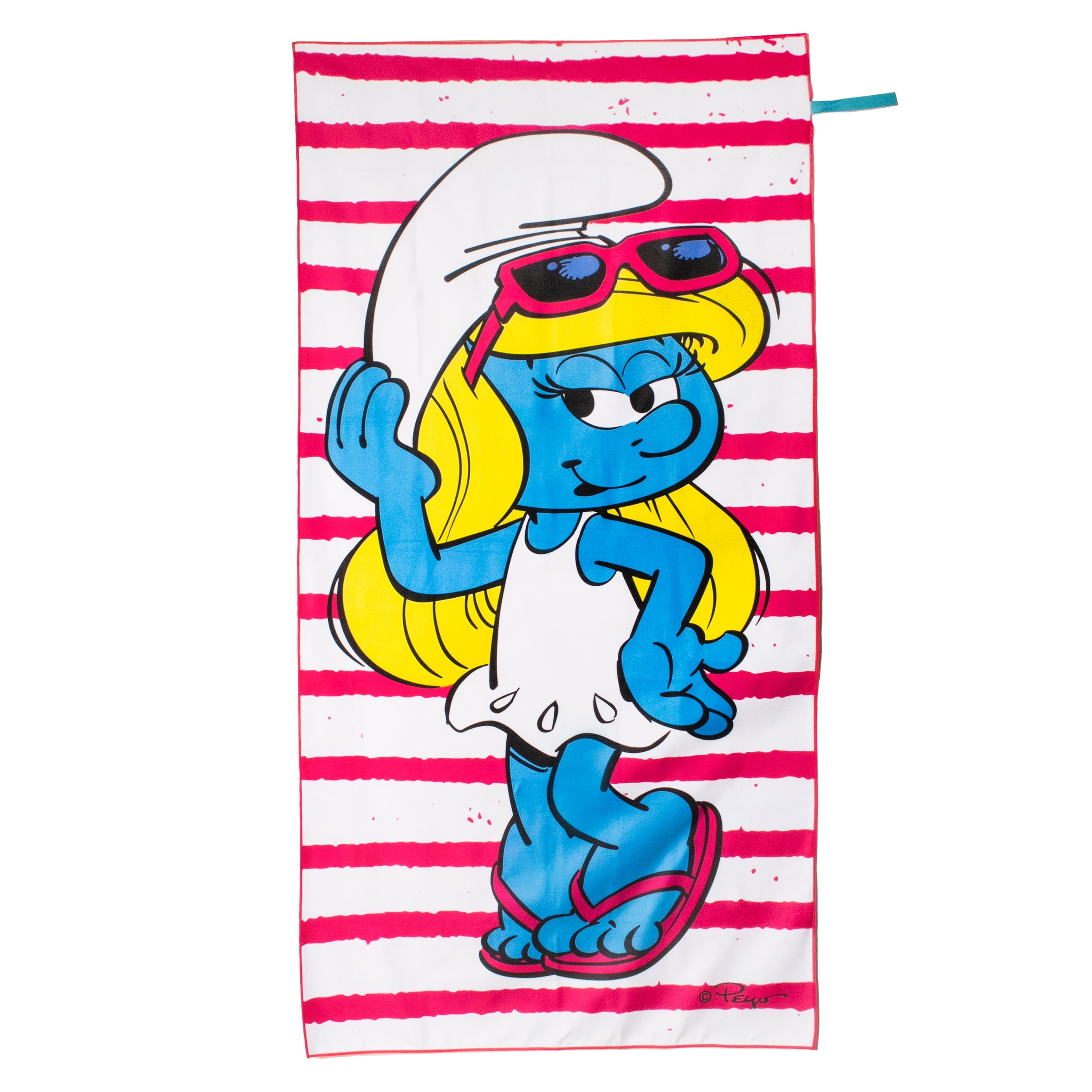 The Smurfs Smurfette Beach Towel|BeachTech Sustainable 30" x 60" Towel ...