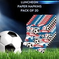 Keep Unique Soccer Birthday Paper Napkins, Disposable Football Napkins ...