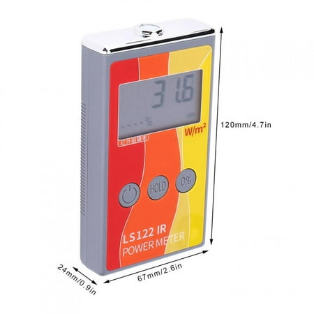 Wchiuoe LS122 Handheld IR Power Meter Infrared Radiation Luminance IR ...