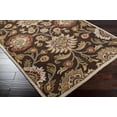 Mark&Day Area Rugs, 6x6 Eckville Traditional Dark Brown Square Area Rug ...