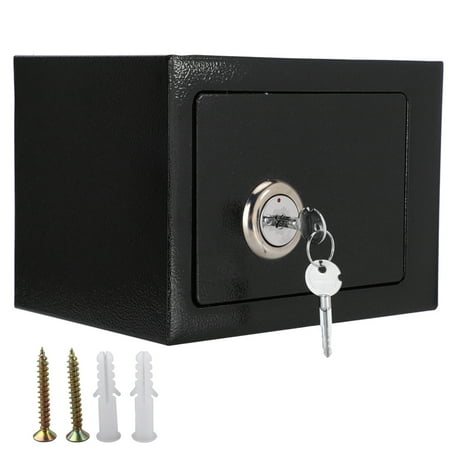 Steel Safe Box, Lockable Safe Box Security Box Storing Money Cash ...