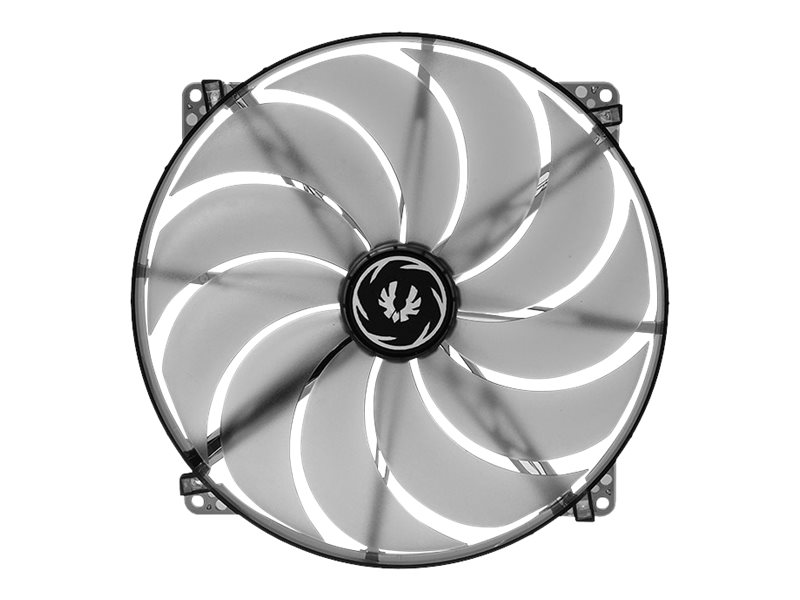 BitFenix Spectre LED red - Case fan - 200 mm - black tinted transparent ...