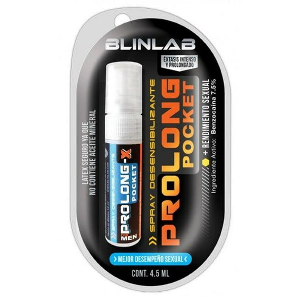 Spray Desensibilizante Masculino Prolong Pocket Blinlab Prolong ...