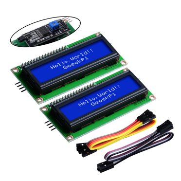 Blue Serial IIC/I2C/TWI 2004 204 20X4 Character LCD Module Display For Arduino - Walmart.com