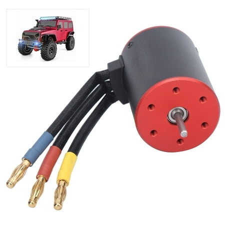 Garosa 3650 4 Poles Brushless Motor,RC 3650 5200KV 4 Pole Waterproof ...
