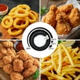 1.5L Electric Deep Fryer with Nonstick Basket – 900W Small Fryer with ...