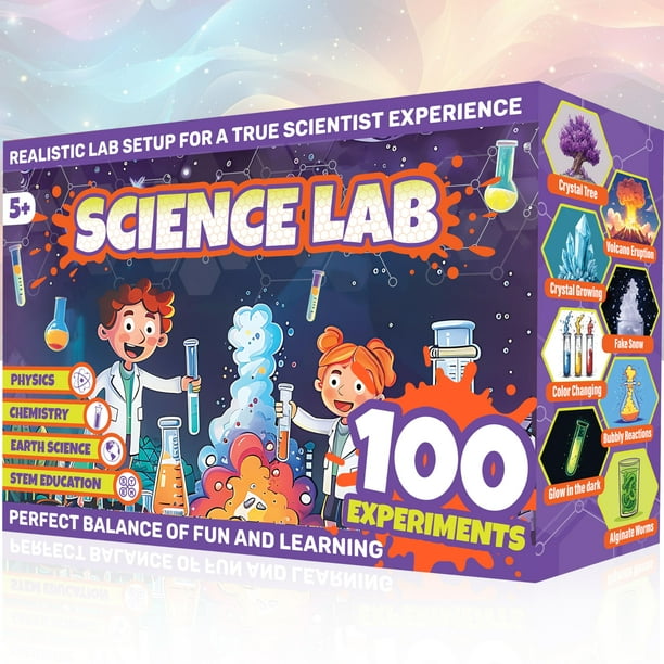 Kit científico BLOONSY Ultimate Chemistry Lab 100 experimentos | Bodega ...
