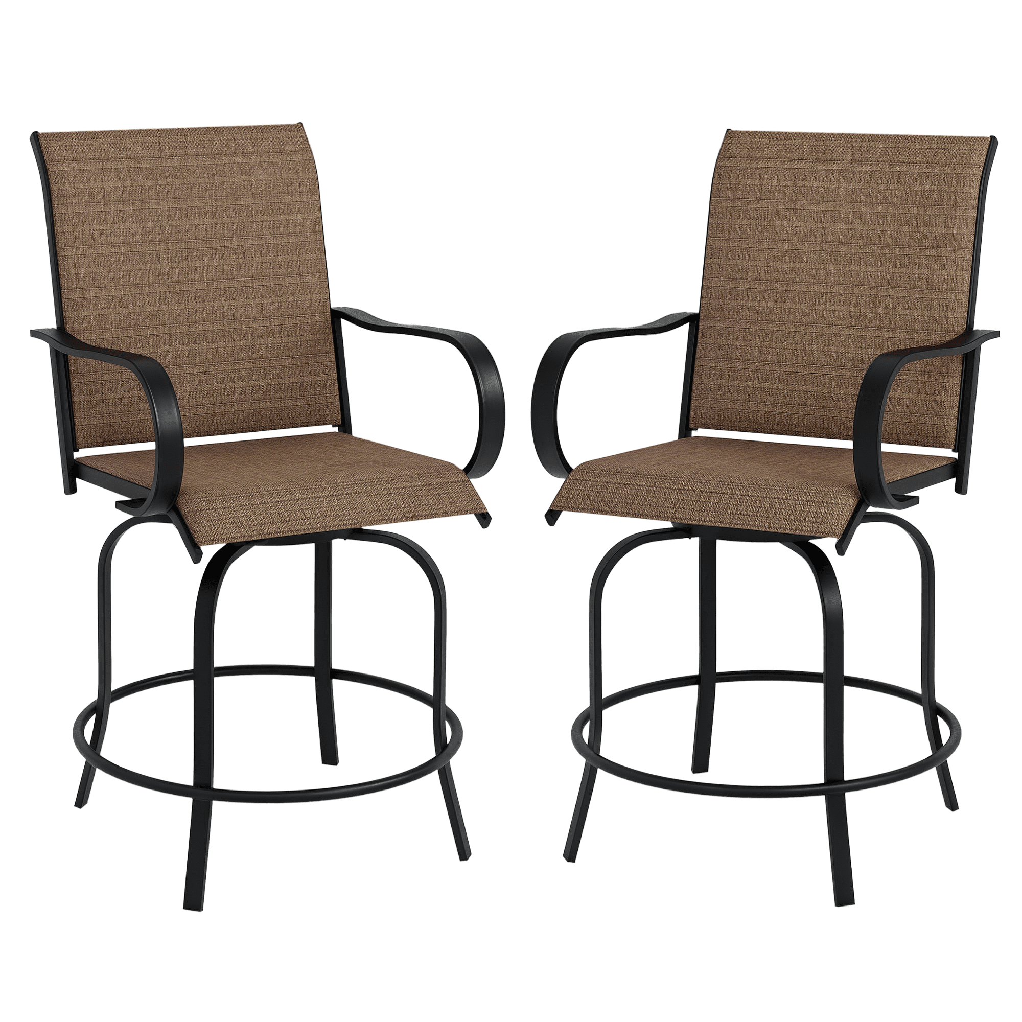 Click here for Outsunny Outdoor Bar Stools With Armrests - Set Of... prices