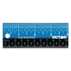 Victor Technology Easy Read Stainless Steel Ruler, 12", Blue & Black ...