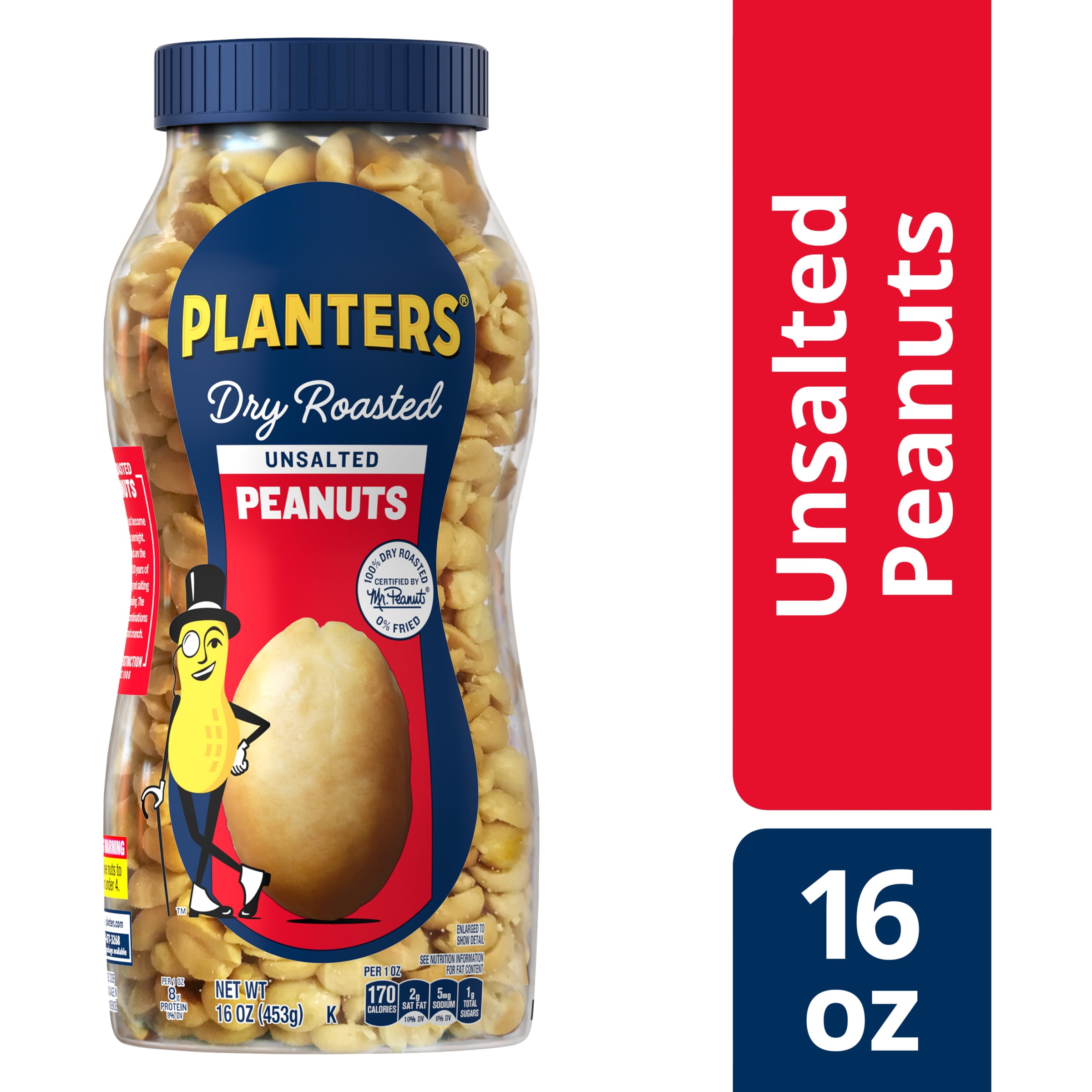 Planters Unsalted Peanuts