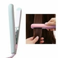Jrocdr Mini Female Portable Small Splint Straight Curly Hair Use Curly ...