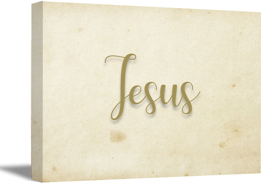 Awkward Styles Jesus Canvas Printed Art Christian Belief Decor ...