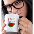 3drose, I Love Summer Colorful Text and an Image of a Water-melon Slice ...