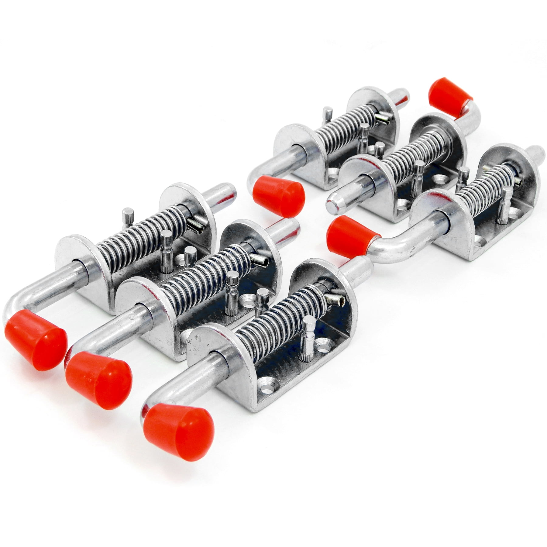 Red Hound Auto 6 Lock Barrel Bolt Spring Latch Premium Stainless Steel ...