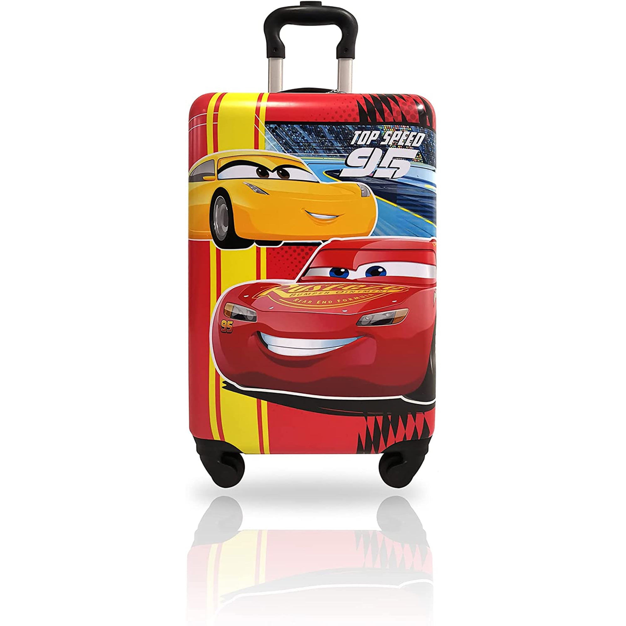 Pixar Cars Hard-Sided Tween Spinner Luggage 20 Inches Carry-On Travel ...