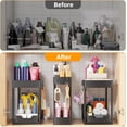 3 Pack Under Sink Organizer, Pull-Out Cabinet Organizer Drawer, 2 Tier ...