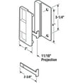 Black Plastic Mortise Style Screen Door Latch and Pull, Jim Walters ...