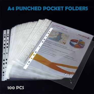 MINGFENGS A4 Clear Plastic Presentation Folders - 1-Pack Professional ...