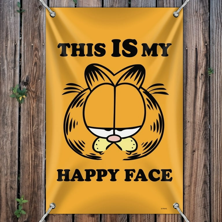 Garfield Bored Face
