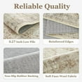 Beige Taupe Area Rug 6x9, Vintage Neutral Earth Tone Rugs for Living ...