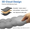 Cloud Keyboard and Wrist Rest Pad for Computer Arm - Wrist Support ...