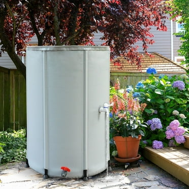 YITOR Collapsible Rain Barrel, 53 Gallon/201 L Portable Rain Water ...