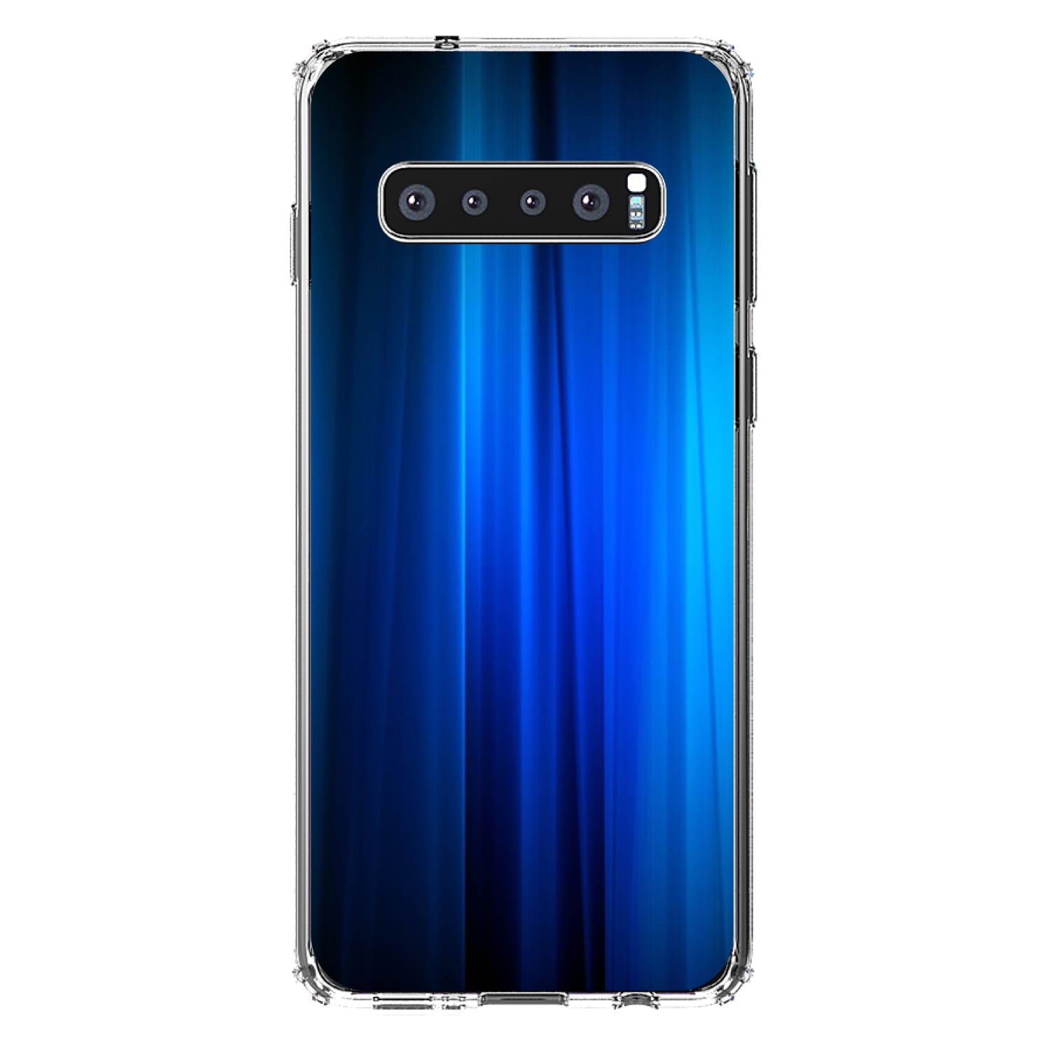 DistinctInk Clear Shockproof Hybrid Case for Samsung Galaxy S10+ PLUS(6 ...