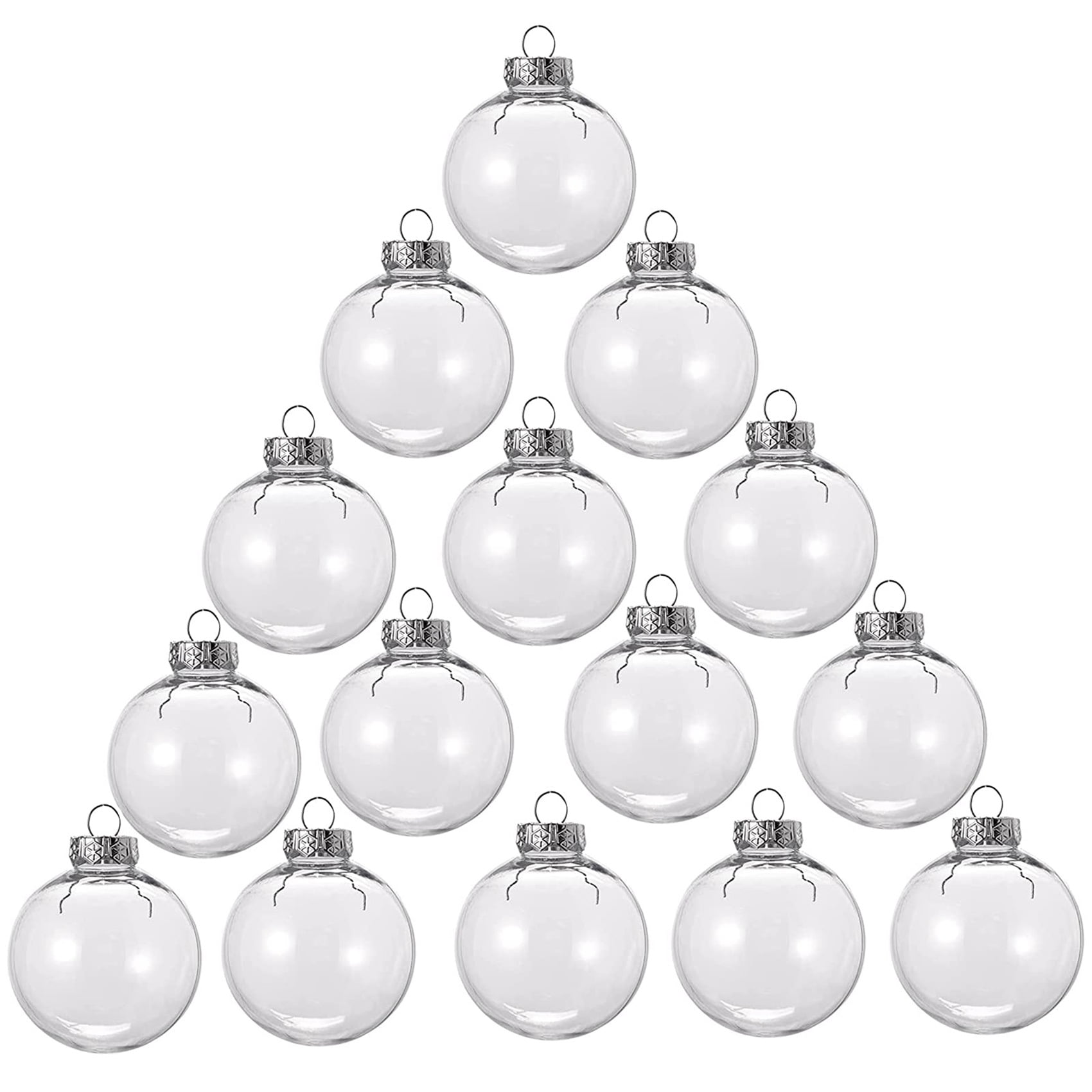 Click here for Unbranded 15 Pcs Round Clear Christmas Balls Filla... prices