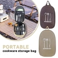 Camping Travel Cooking Utensils Organizer - Portable Cookware Utensils ...
