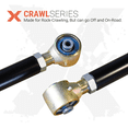CORE 4X4 - 5pc Crawl Series Rear Adjustable Control Arm, Track Bar Kit ...
