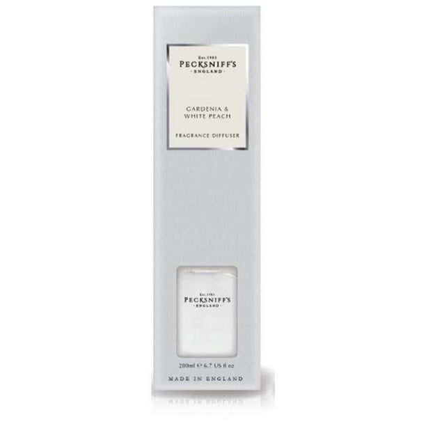 Pecksniffs Gardenia and White Peach Fragrance Diffuser Bonus Size 6.7 ...