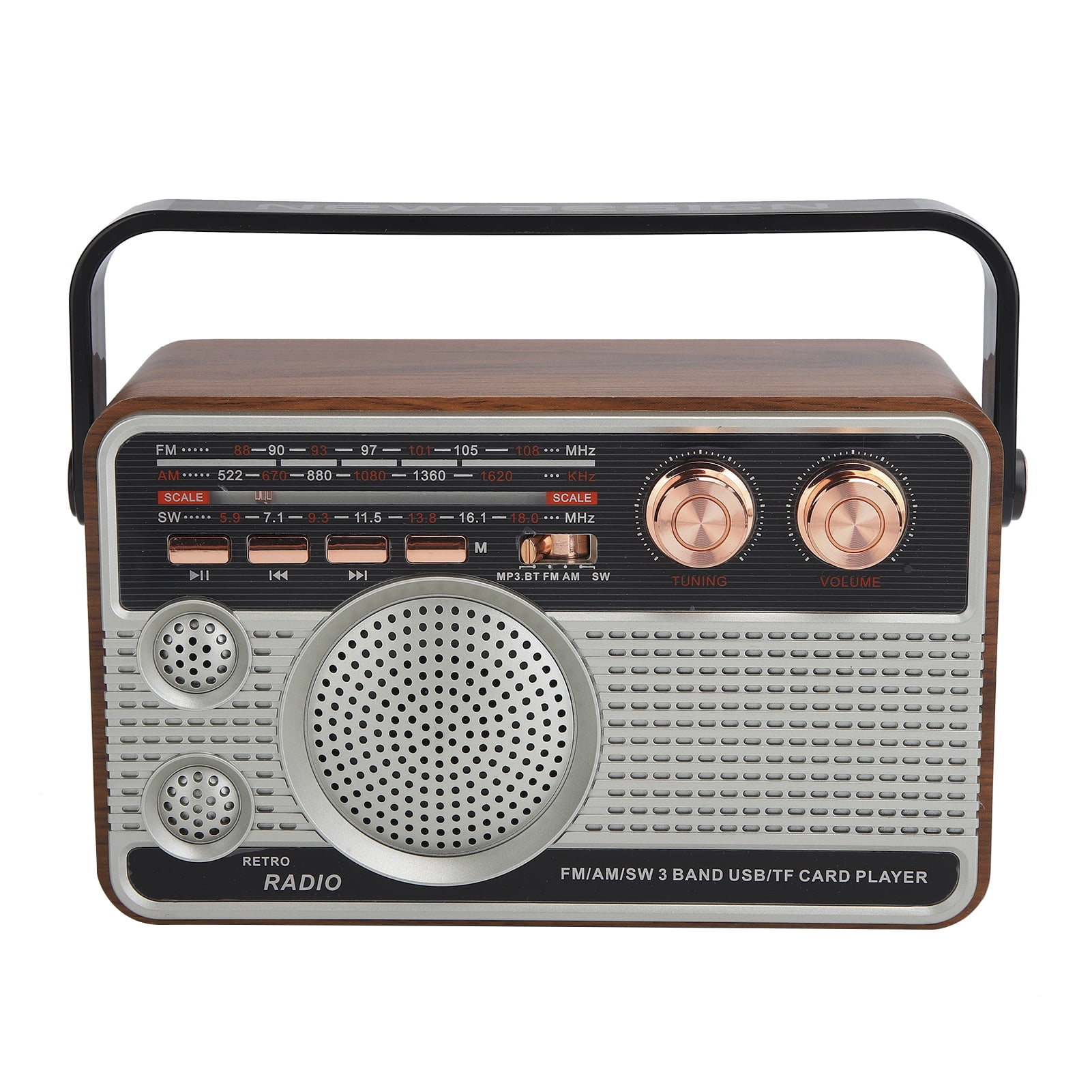 Radio, Radio FM/AM/SW Radio portátil Bluetooth Radio portátil con ...