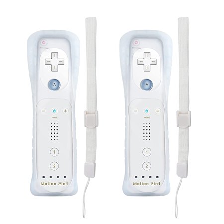 Plannu 2-in-1 Remote Controller for Nintendo Wii /Wii U with Motion ...