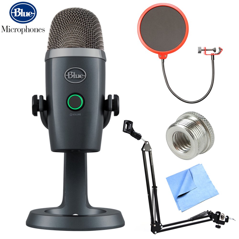 BLUE MICROPHONES Yeti Nano Premium USB Microphone (Shadow Grey - 0281 ...