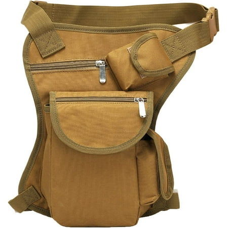 SICED Leg Bag - Canvas Leg Bag, Thigh Bag, Retro Canvas Leg Bag for Men ...